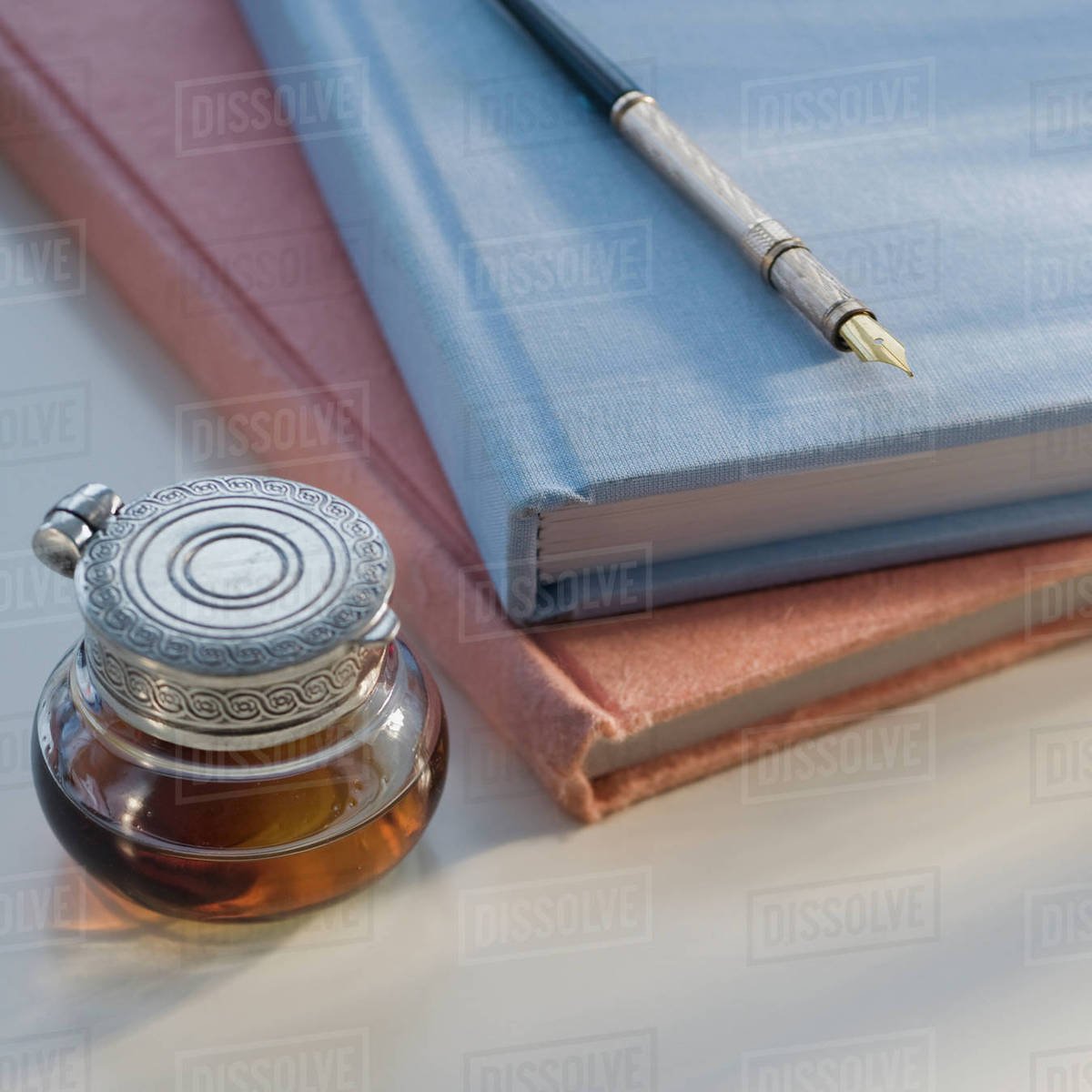 Antique pen, ink and journals - Royalty-free Stock Photo | Dissolve