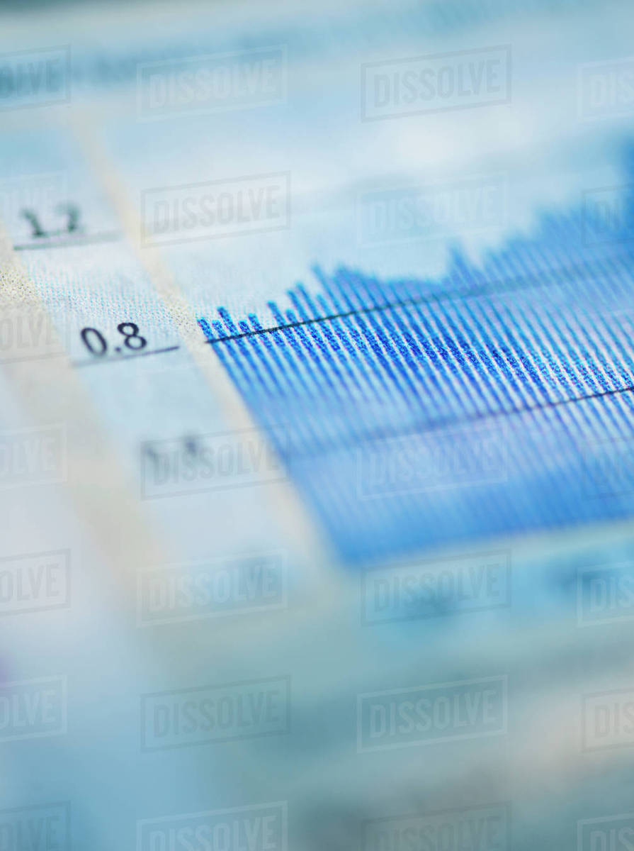 Banking charts and trendlines - Stock Photo - Dissolve