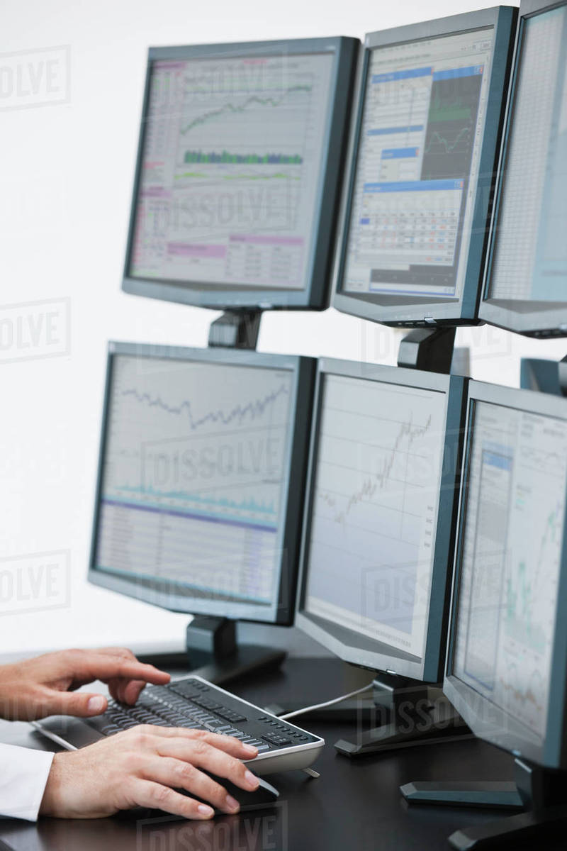 Computer monitors - Royalty-free Stock Photo | Dissolve