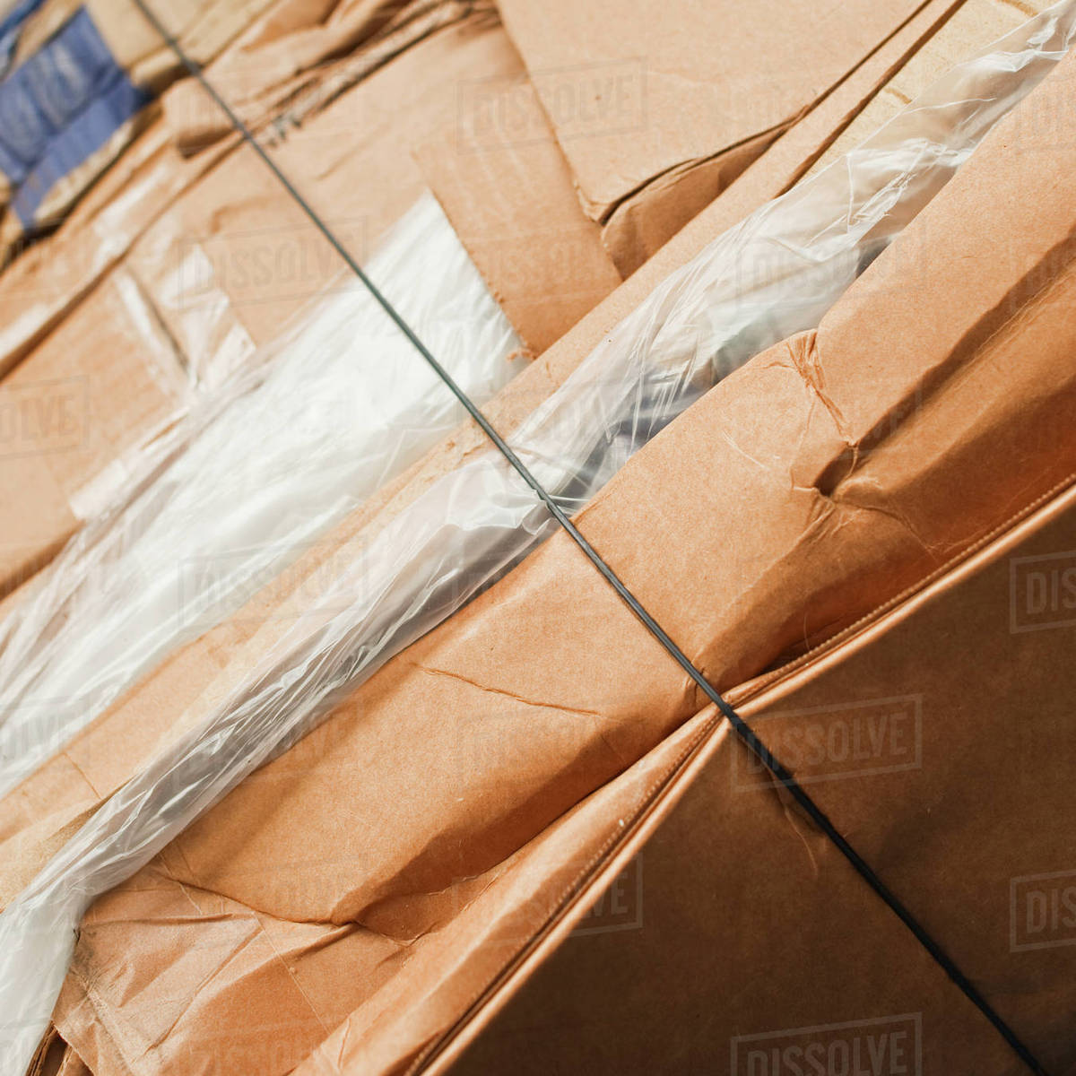 Stack of cardboard - Royalty-free Stock Photo | Dissolve