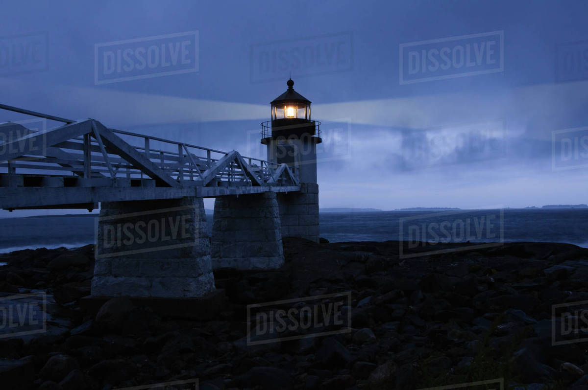 Lighthouse beacon - Royalty-free Stock Photo | Dissolve