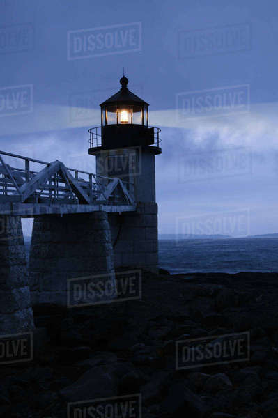 Lighthouse beacon - Royalty-free Stock Photo | Dissolve