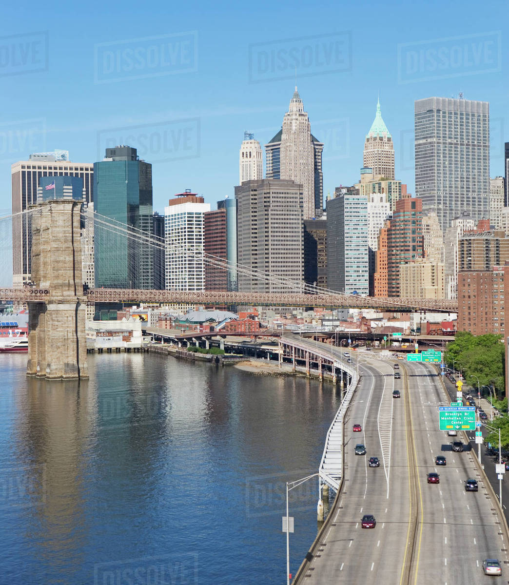 Waterfront cityscape - Stock Photo - Dissolve