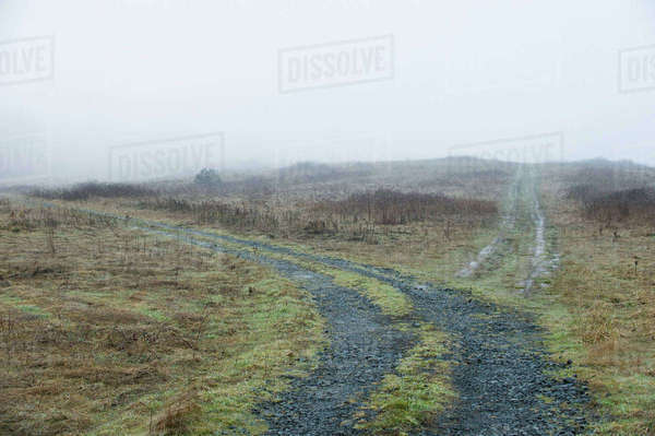 Remote dirt crossroads - Royalty-free Stock Photo | Dissolve