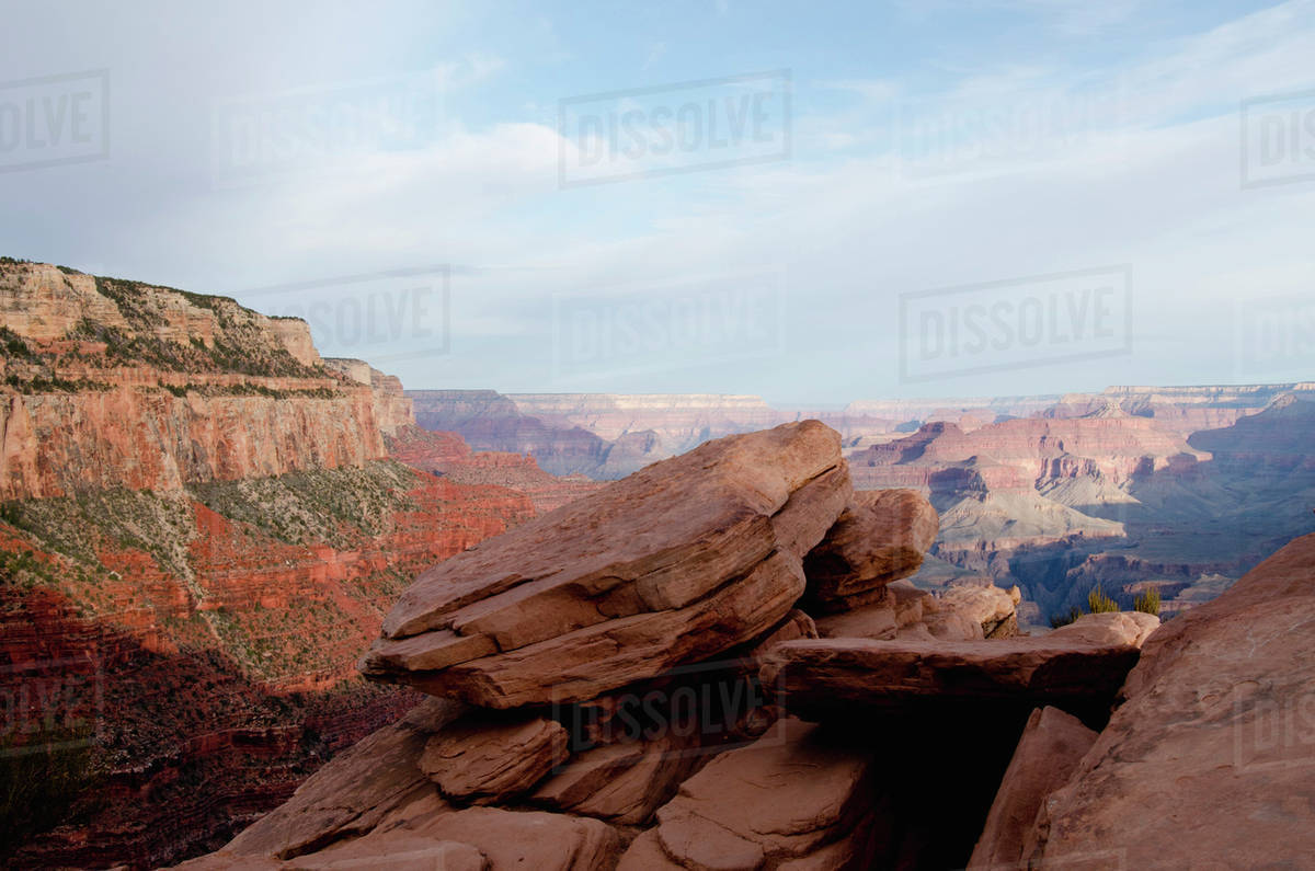 Elevated view of canyon - Royalty-free Stock Photo | Dissolve