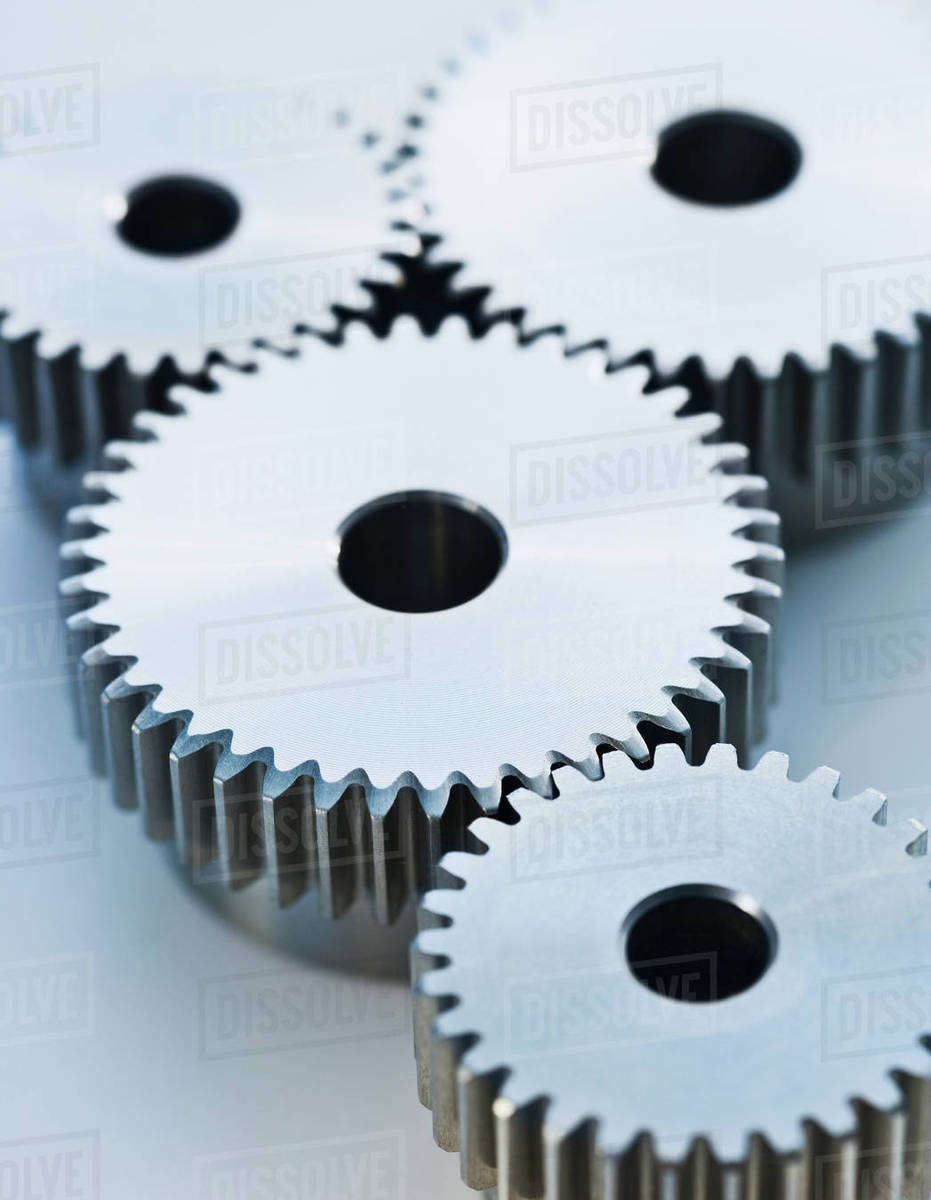 Close up of cog wheels - Royalty-free Stock Photo | Dissolve