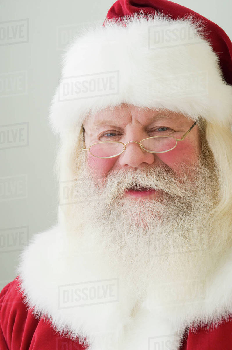 Close up of Santa Claus - Royalty-free Stock Photo | Dissolve