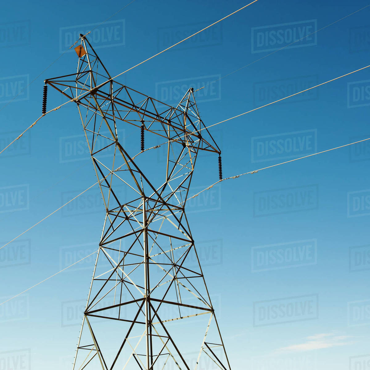 Power lines - Stock Photo - Dissolve