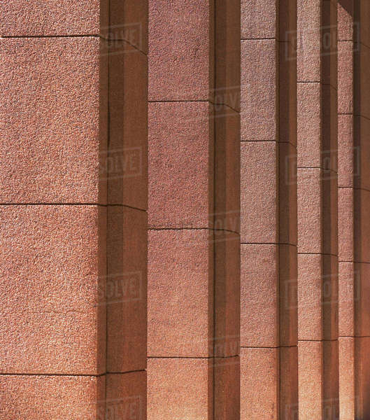 Row of stone columns - Royalty-free Stock Photo | Dissolve
