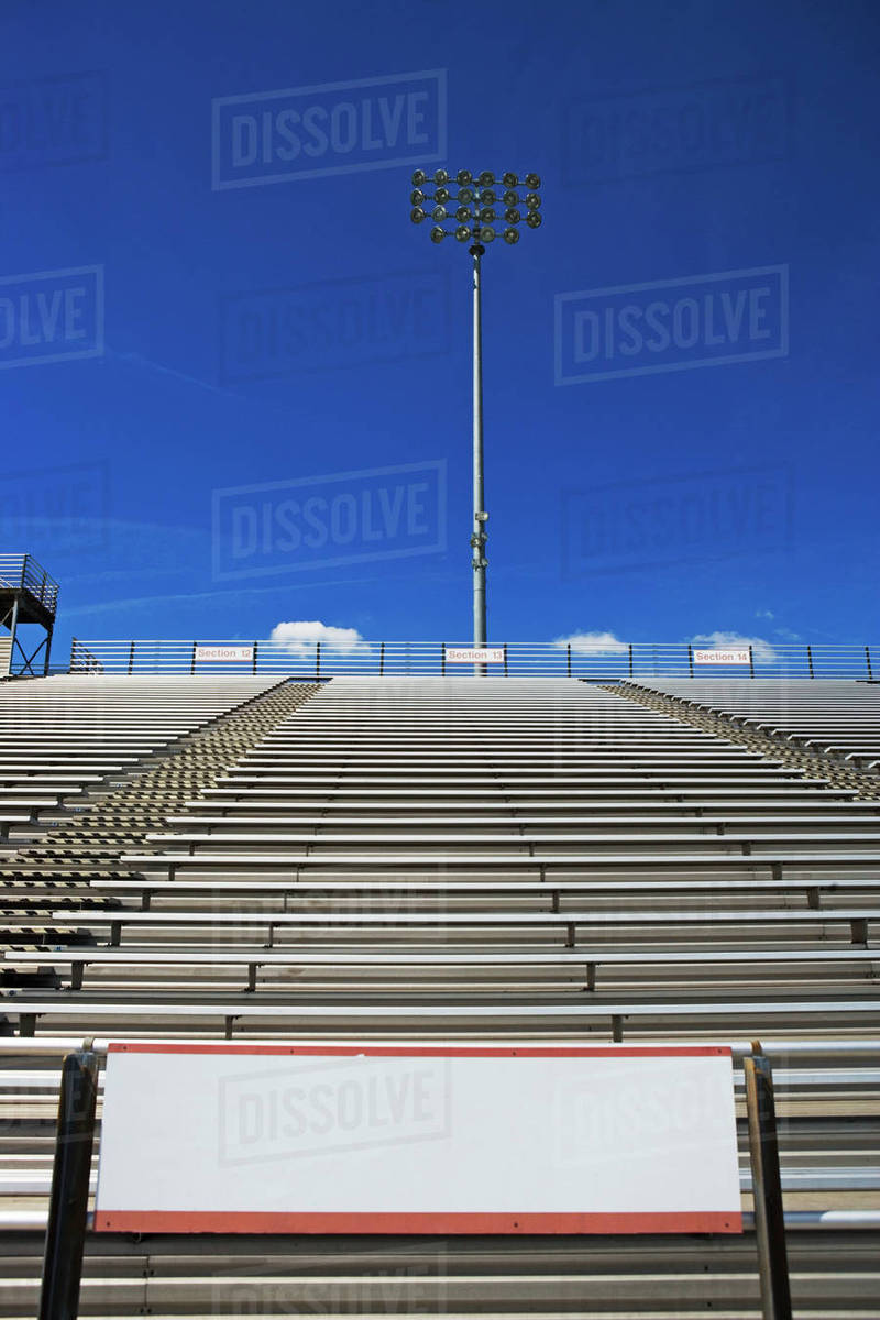 Stadium bleachers - Stock Photo - Dissolve