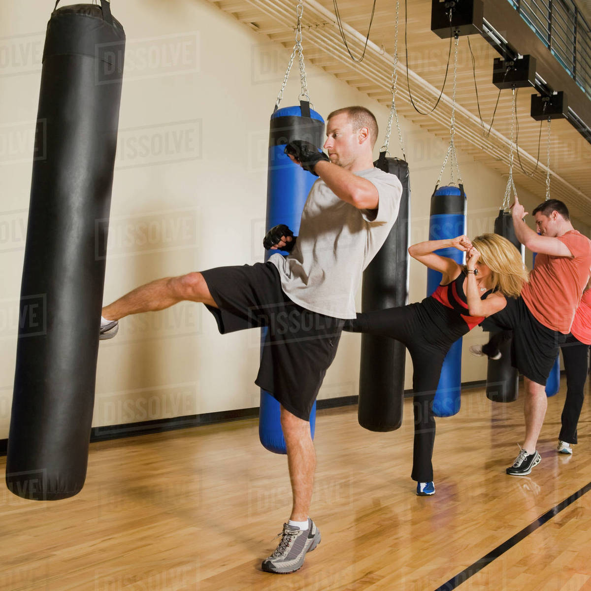 Kickboxing class - Royalty-free Stock Photo | Dissolve