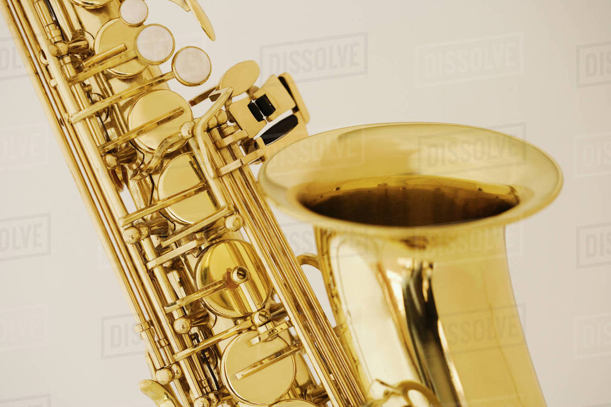 Close up of saxophone - Royalty-free Stock Photo | Dissolve