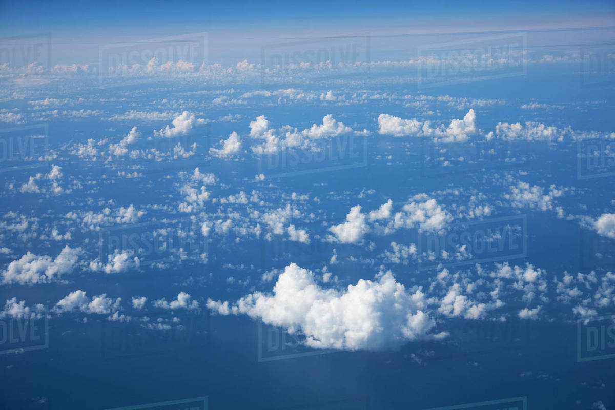 Aerial view of clouds - Royalty-free Stock Photo | Dissolve
