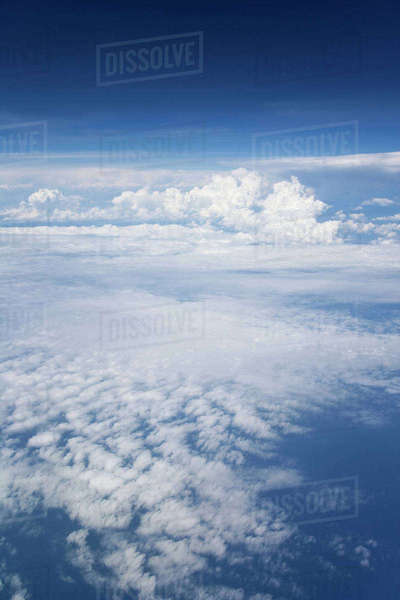 Aerial view of clouds - Royalty-free Stock Photo | Dissolve