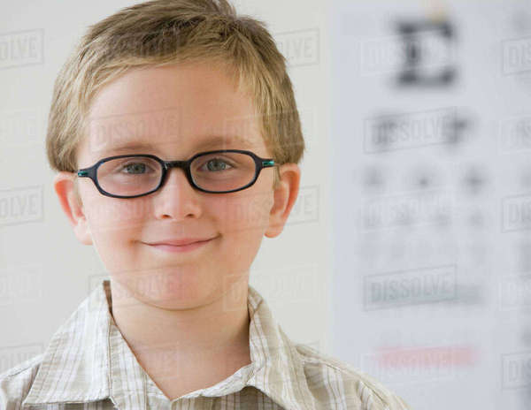 Boy wearing eyeglasses - Royalty-free Stock Photo | Dissolve