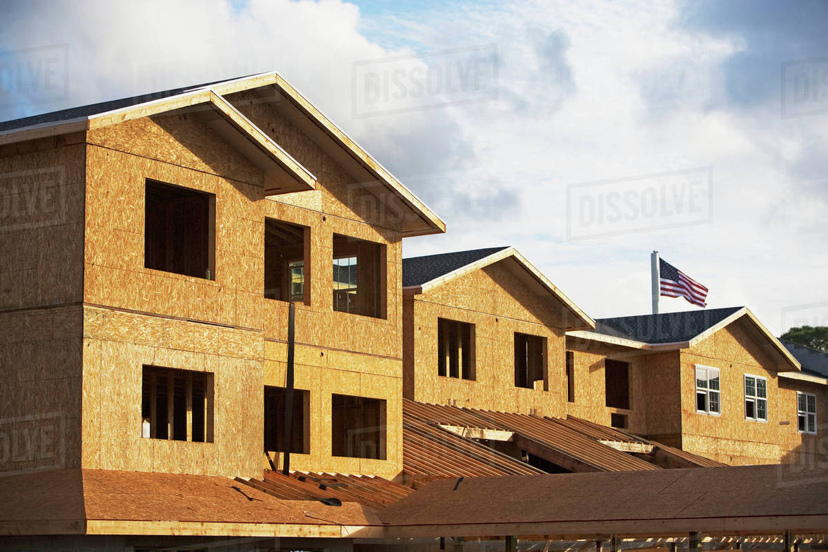 Residential construction site - Royalty-free Stock Photo | Dissolve