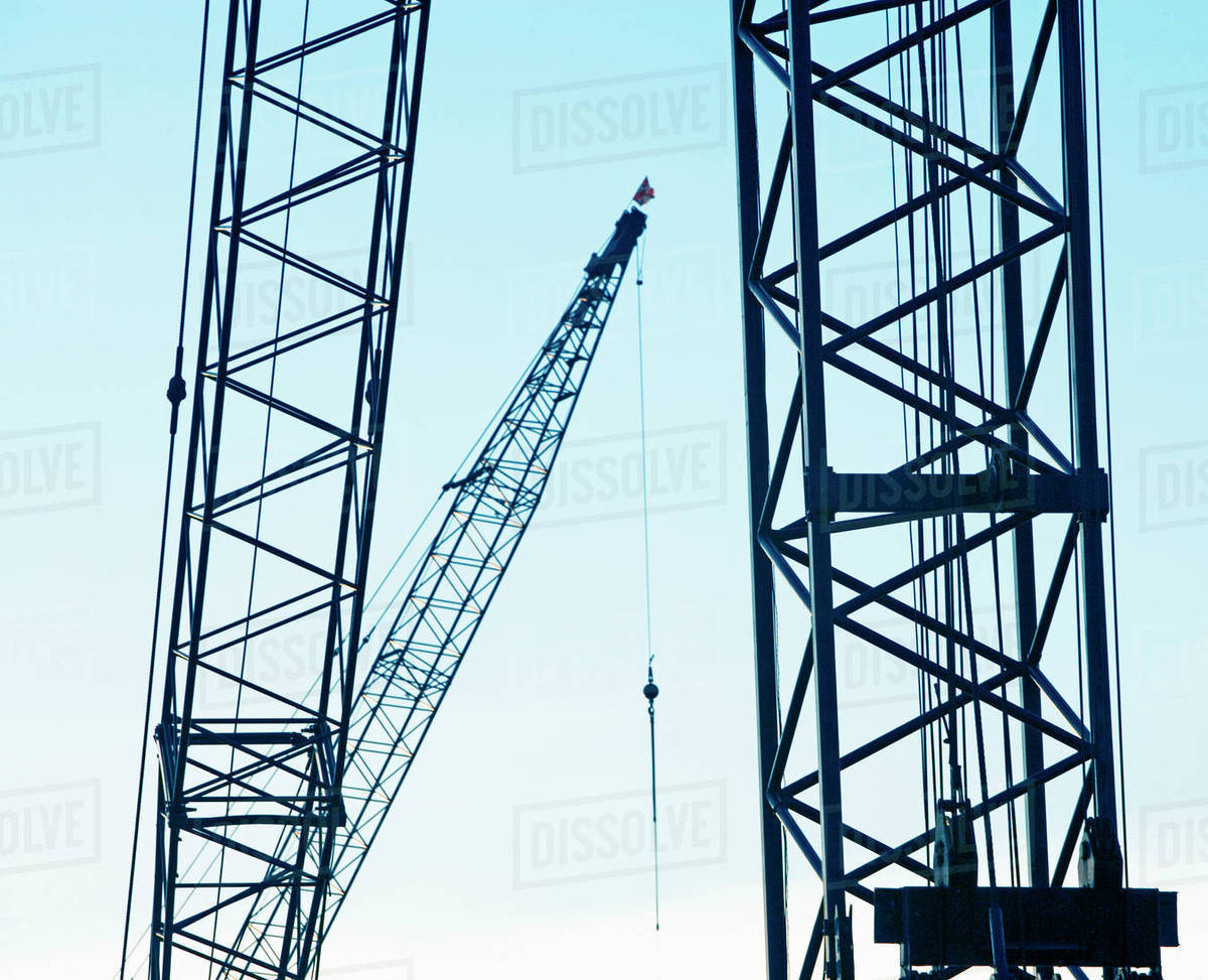 Low angle view of crane - Royalty-free Stock Photo | Dissolve