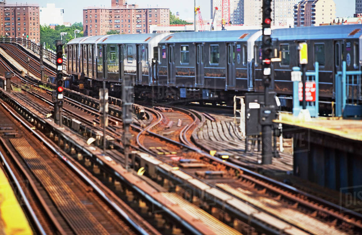 New York City subway - Stock Photo - Dissolve