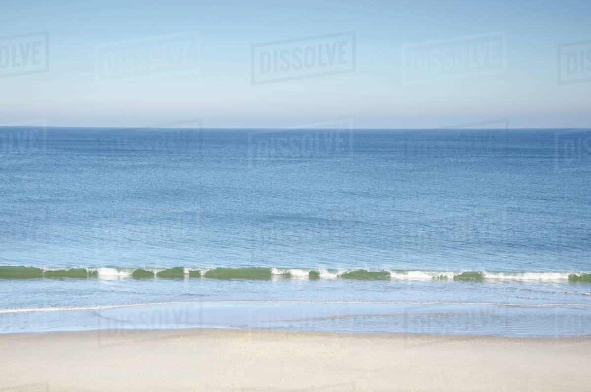 Massachusetts, Orleans, Nauset Beach and sea - Royalty-free Stock Photo ...