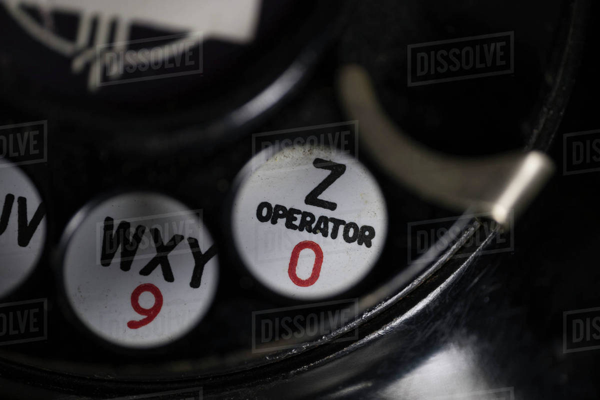 Close-up of telephone dial - Royalty-free Stock Photo | Dissolve