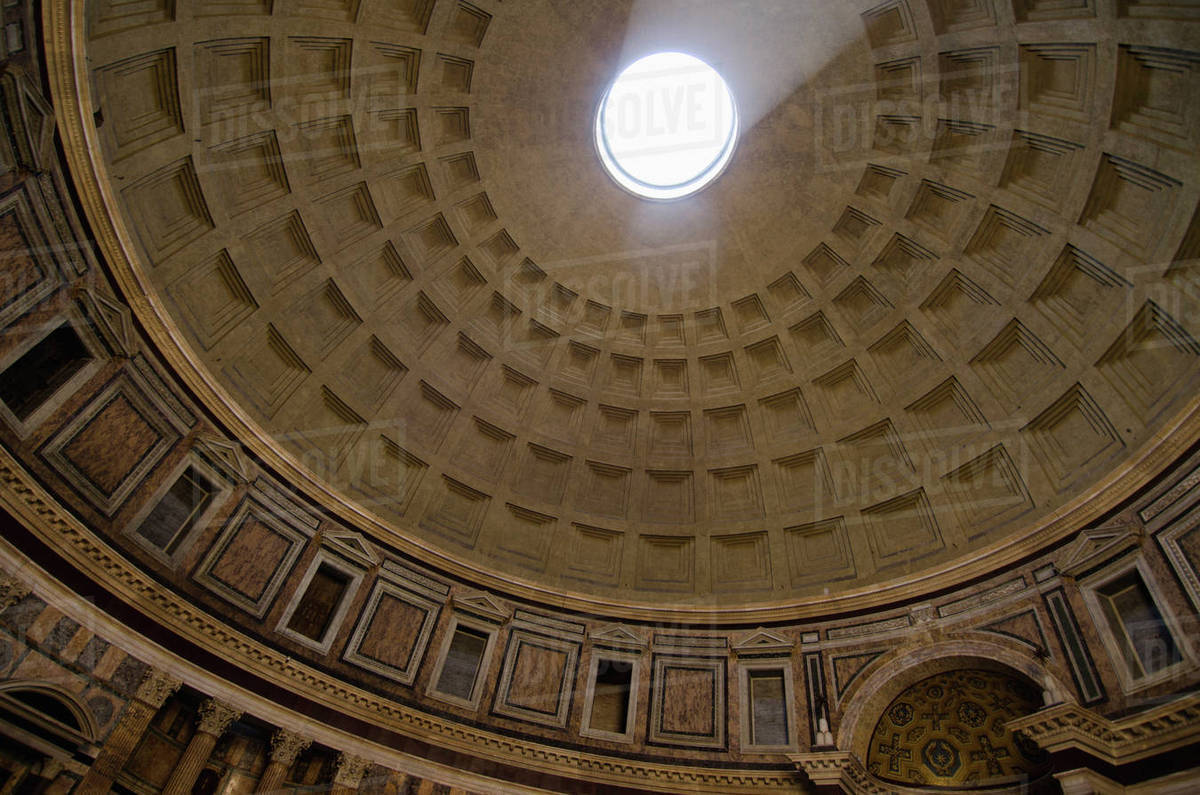 Italy, Rome, Dome of Pantheon - Royalty-free Stock Photo | Dissolve