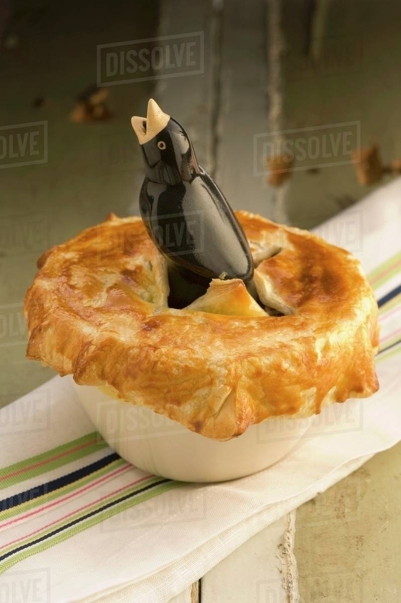 A meat pie in a bird dish - Royalty-free Stock Photo | Dissolve