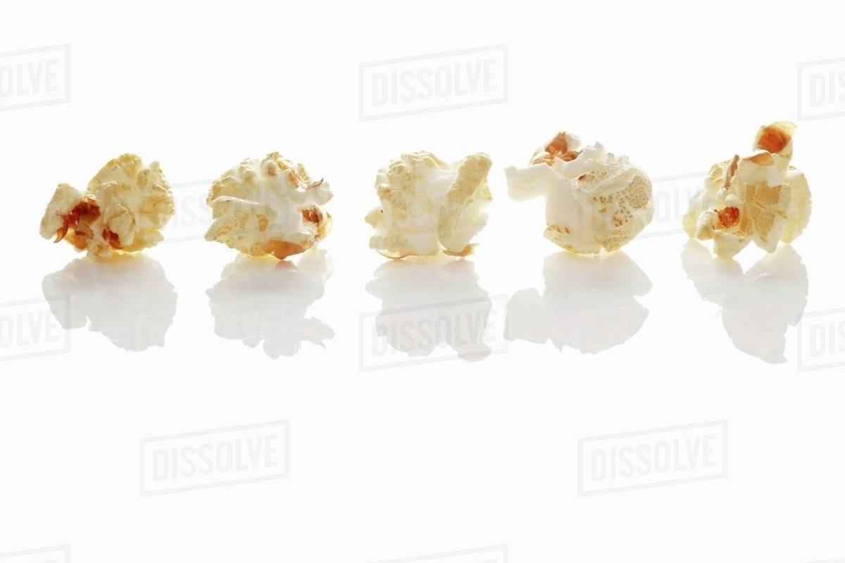 A row of popcorn - Royalty-free Stock Photo | Dissolve