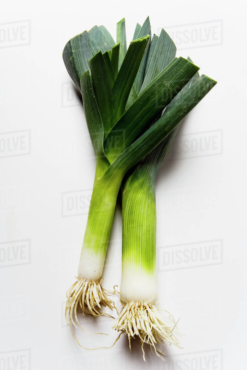 Two leeks - Royalty-free Stock Photo | Dissolve