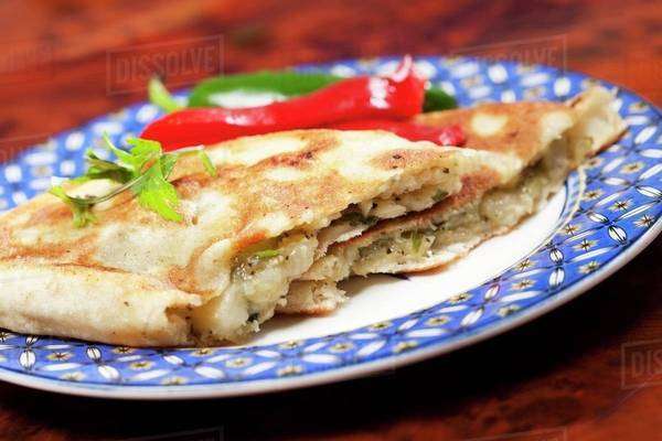 Potato Samosa with Bell Pepper - Stock Photo - Dissolve