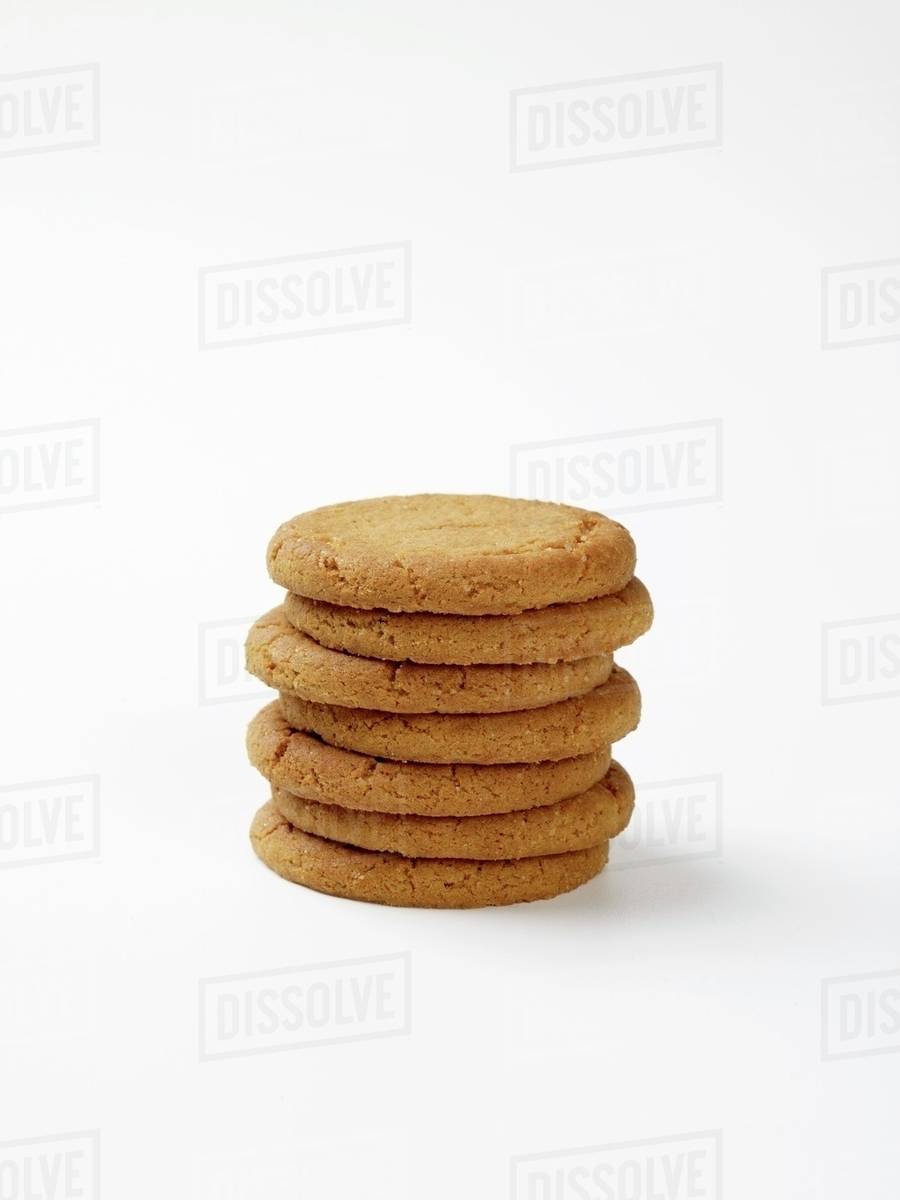 Biscuits, stacked - Stock Photo - Dissolve