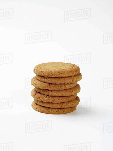 Biscuits, stacked - Stock Photo - Dissolve