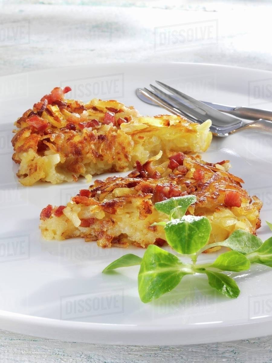 Potato and bacon rosti - Royalty-free Stock Photo | Dissolve
