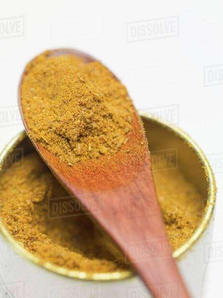 Indian curry powder - Stock Photo - Dissolve