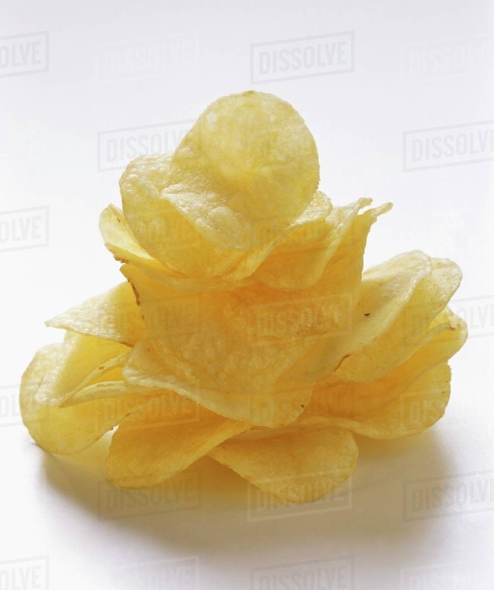 A Pile of Potato Chips - Royalty-free Stock Photo | Dissolve