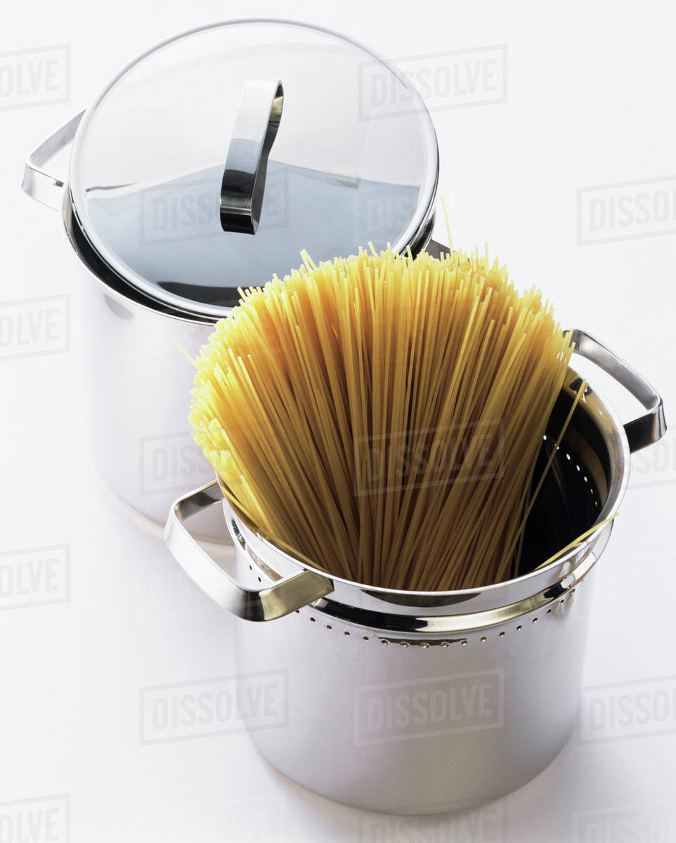 Spaghetti in a Pot - Royalty-free Stock Photo | Dissolve