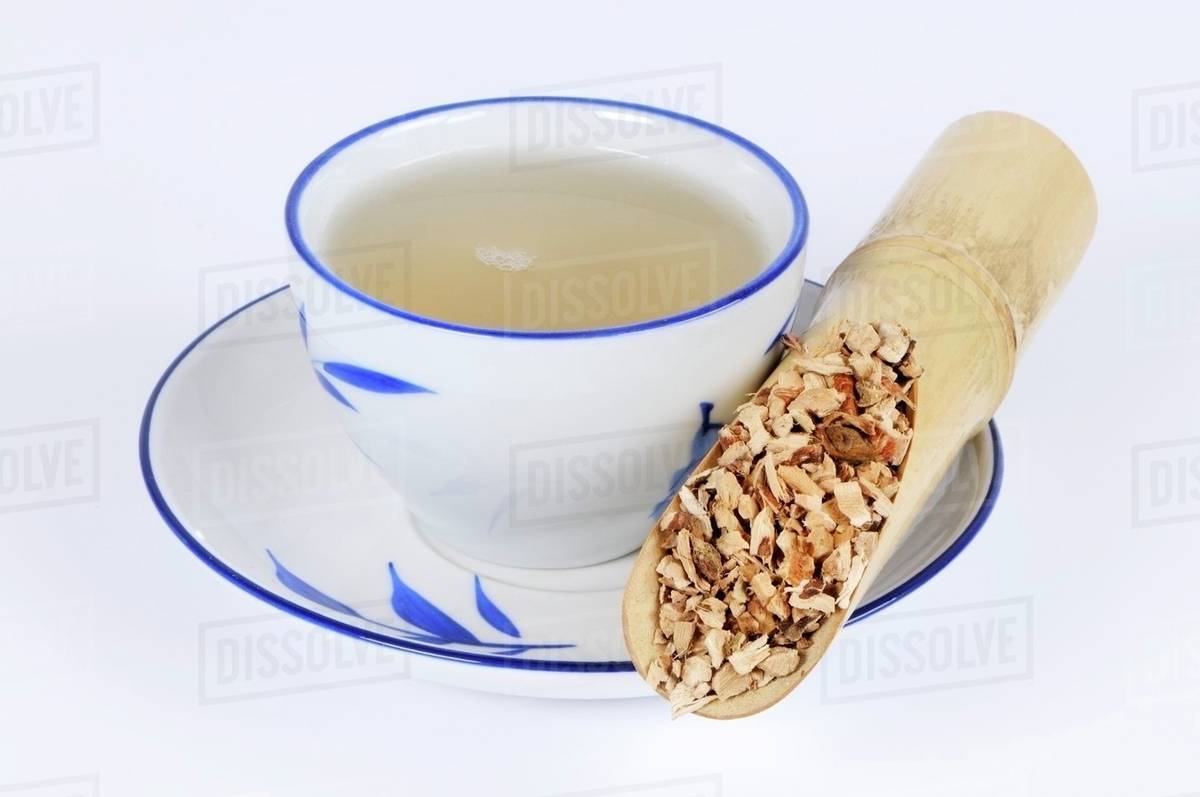 Calamus root tea (Acorus gramineus) - Royalty-free Stock Photo | Dissolve