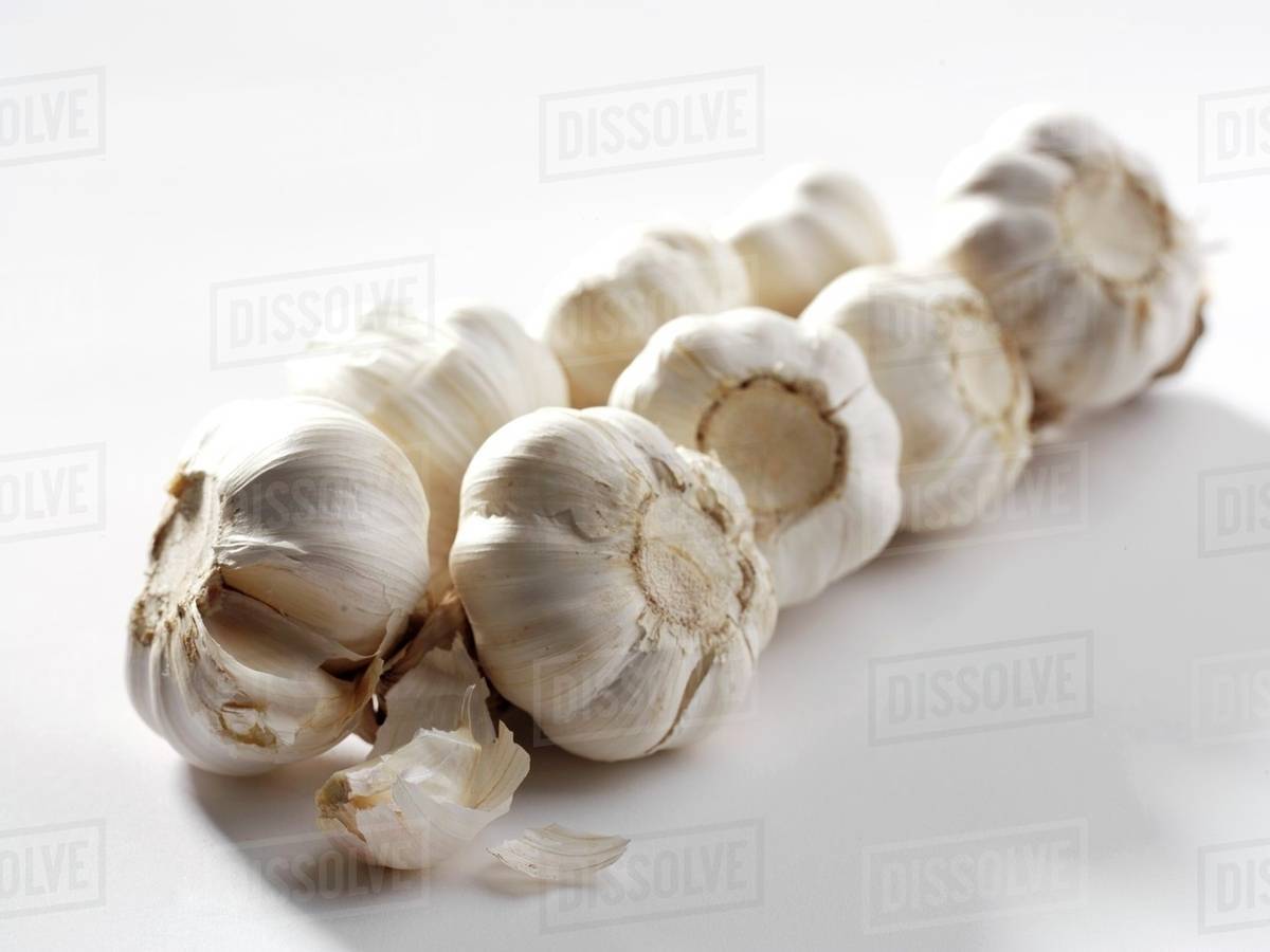 A rope of garlic - Royalty-free Stock Photo | Dissolve
