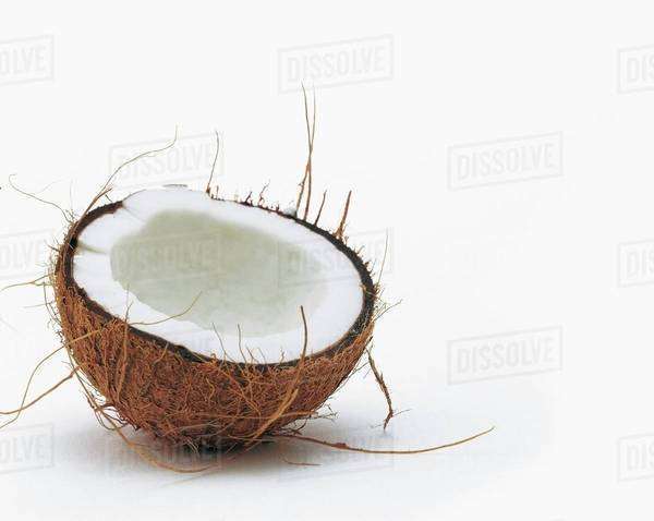 Half a coconut - Royalty-free Stock Photo | Dissolve