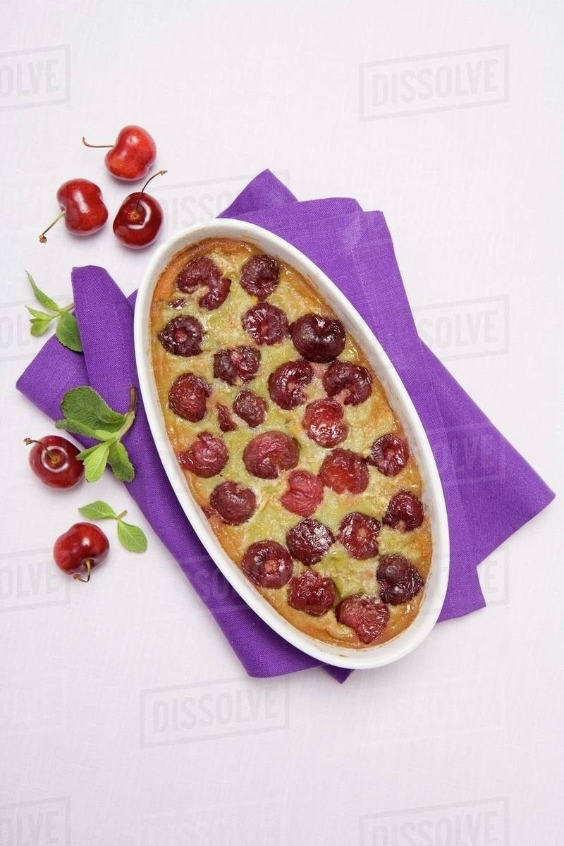 Cherry souffle - Royalty-free Stock Photo | Dissolve
