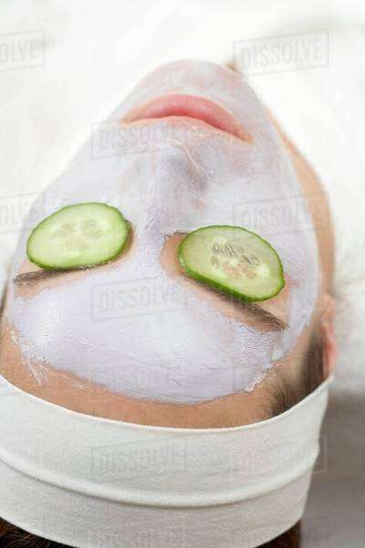 Woman with face mask - Stock Photo - Dissolve