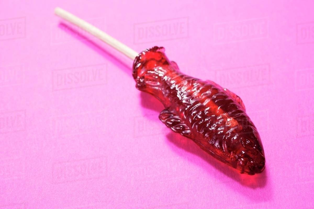 Fish-shaped lollipop - Royalty-free Stock Photo | Dissolve