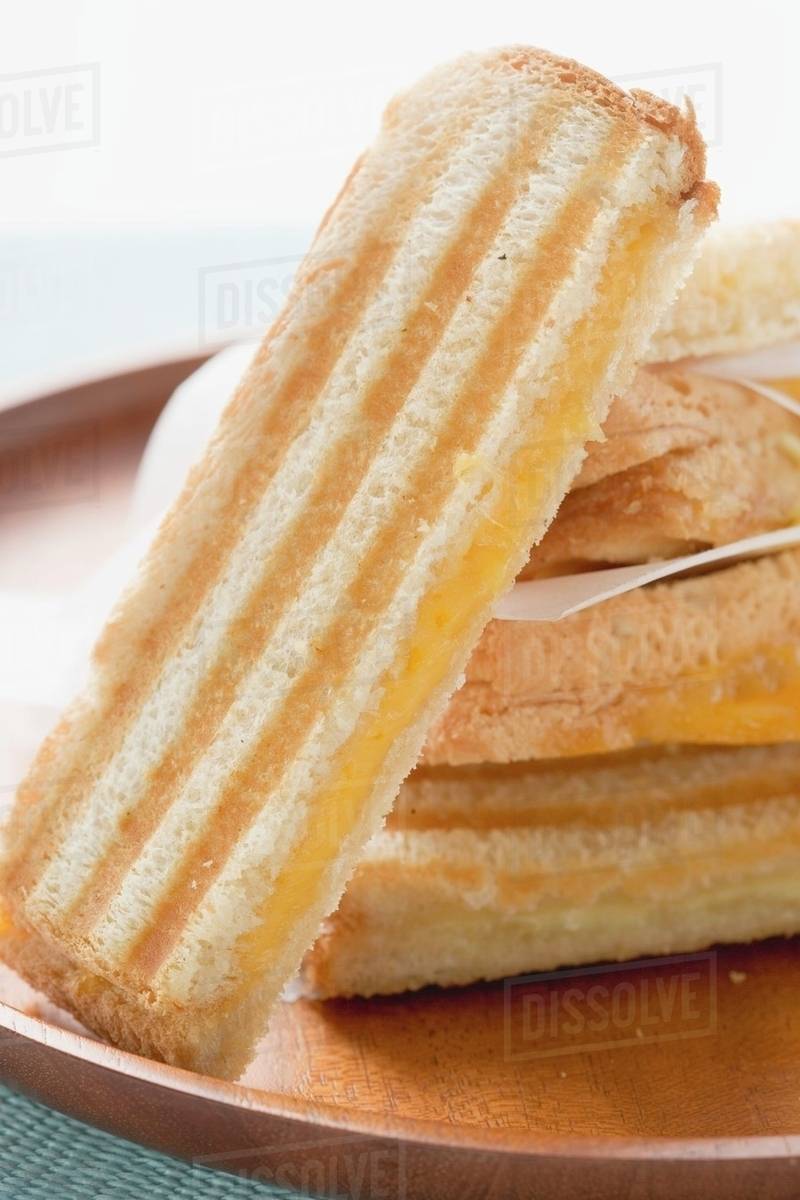 Cheese toasties (close-up) - Royalty-free Stock Photo | Dissolve