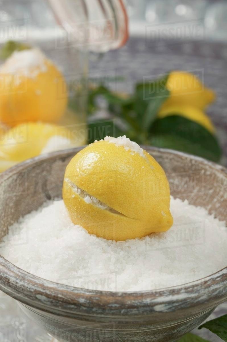 Salted lemons - Stock Photo - Dissolve