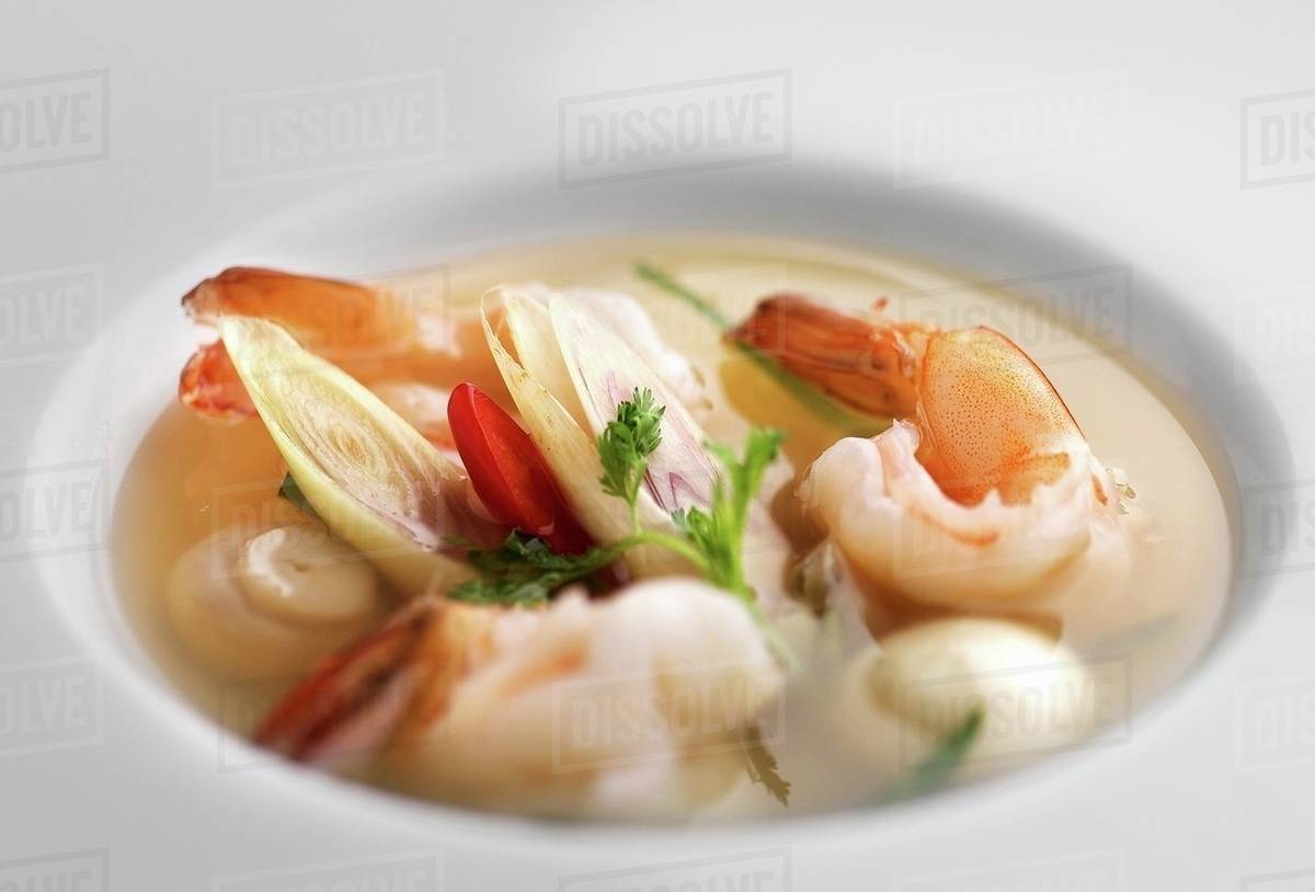 Prawn soup from Thailand - Royalty-free Stock Photo | Dissolve