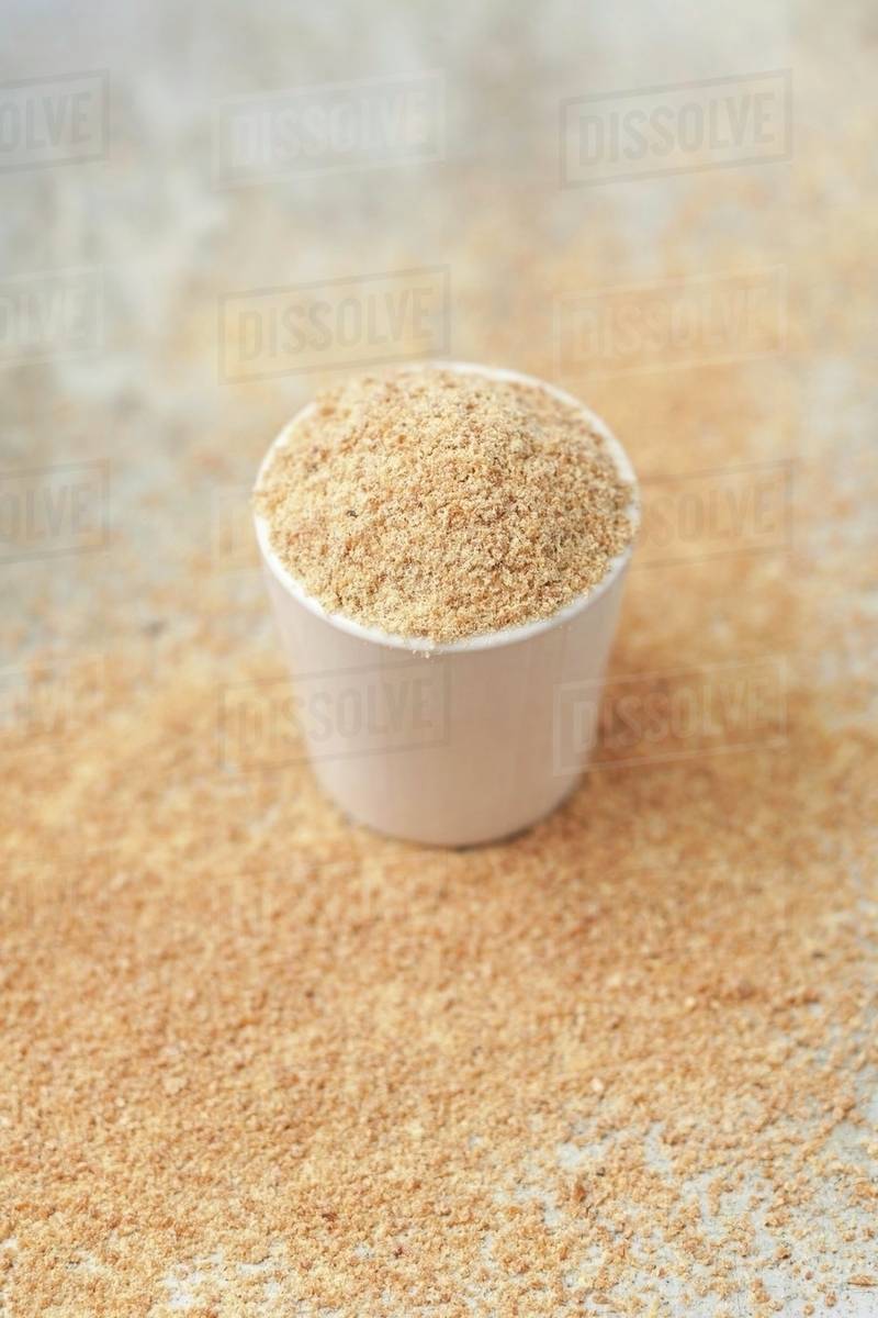 Ground flaxseed - Royalty-free Stock Photo | Dissolve