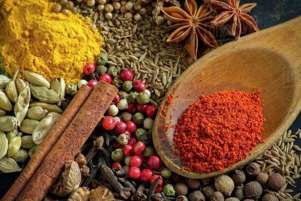 Various spices (close-up) - Royalty-free Stock Photo | Dissolve