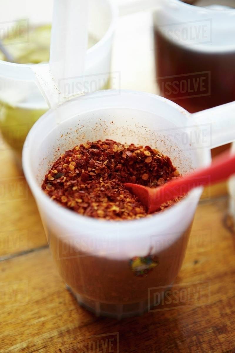 Chilli flakes - Royalty-free Stock Photo | Dissolve