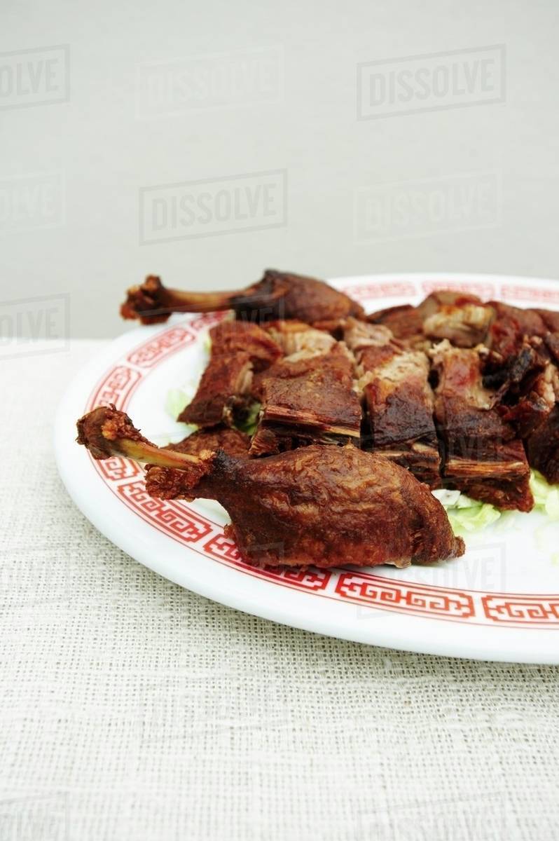 Peking Duck on a Plate - Stock Photo - Dissolve
