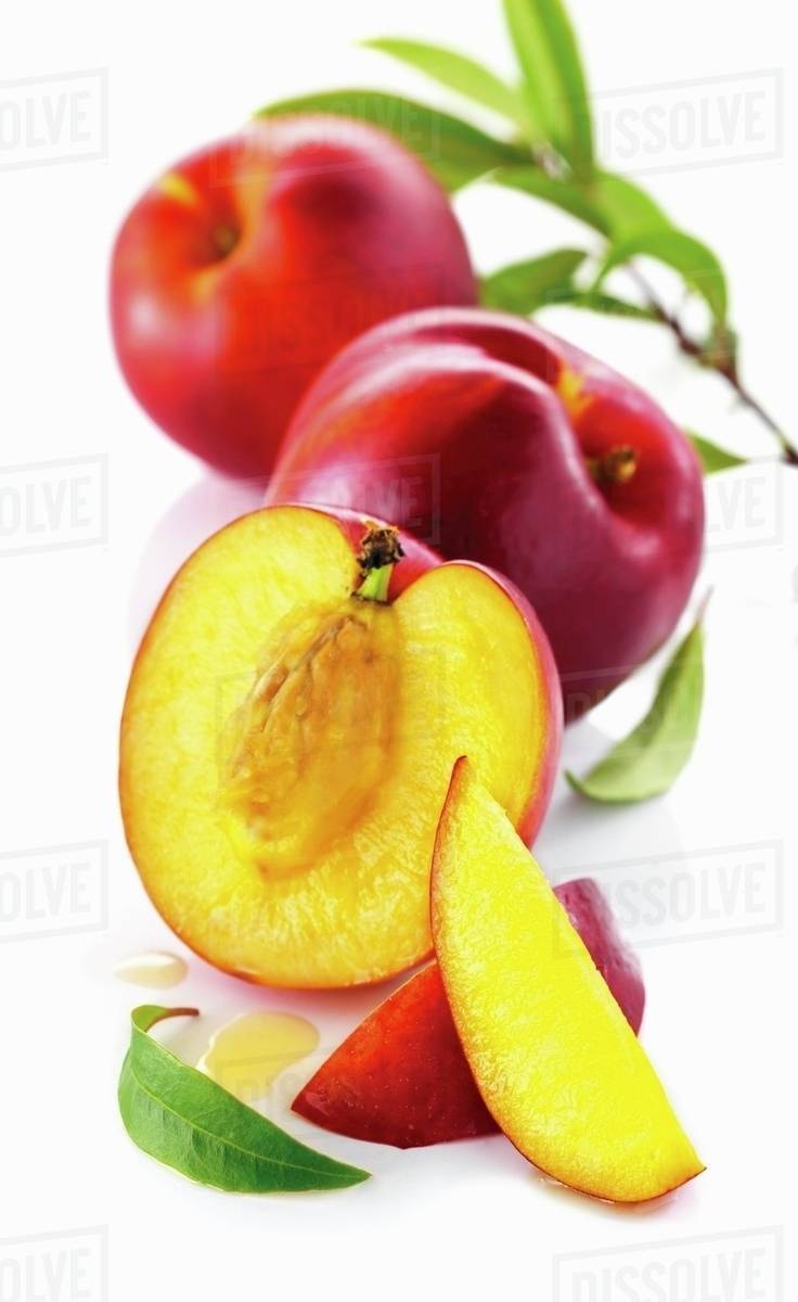 Yellow flesh nectarines - Royalty-free Stock Photo | Dissolve