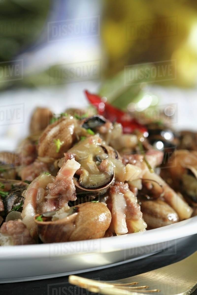 Snails stew with butifarra - Royalty-free Stock Photo | Dissolve